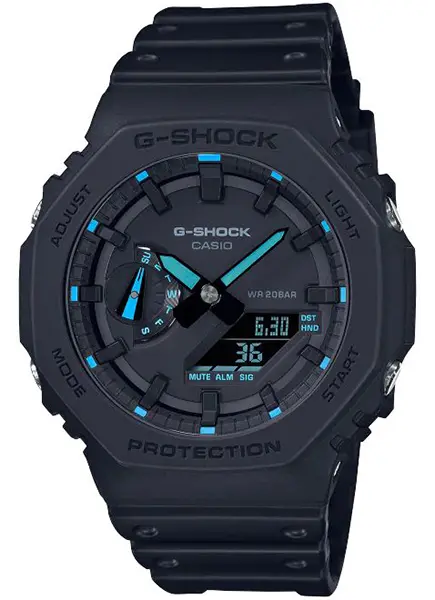 Casio Muški sat G-Shock GA-2100-1A2, Crni