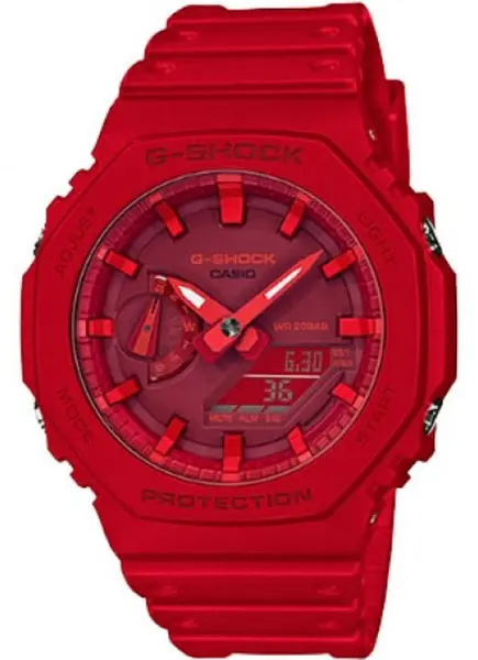 Casio Muški sat G-Shock GA-2100-4A, Crveni