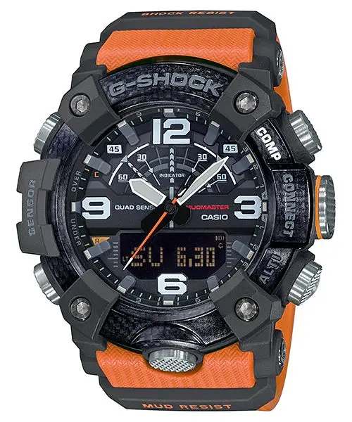 Casio Muški sat G-Shock GG-B100-1A9, Narandžasti