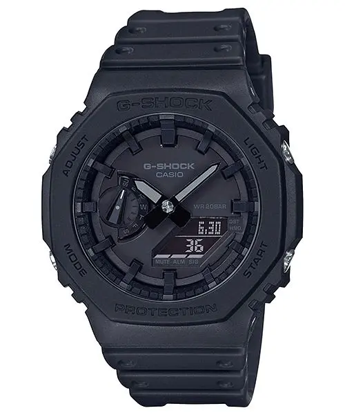 Casio Muški sat G-Shock GA-2100-1A1, Crni