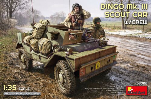 NEW! MiniArt 53088 Dingo Mk. III Scout Car with Crew