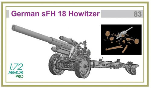 NEW! Dragon 7675 German sFH 18 Howitzer