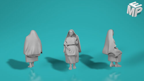 NEW! EMP3D 99204797-72 Starożytny Rzym - Siedząca kobieta (1 Figurka)