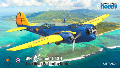 Special Hobby 72521 Martin WH-1 / Model 139 Early Dutch East Indies Bomber