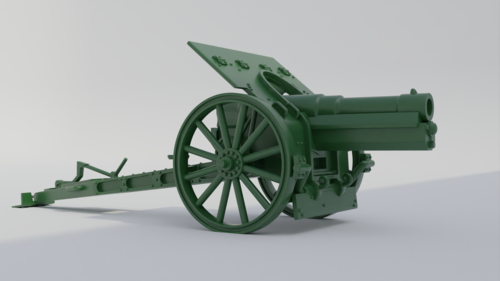 EMP3D 72012929 Haubica sFH M.14(ö) Skoda 14/39 149 mm