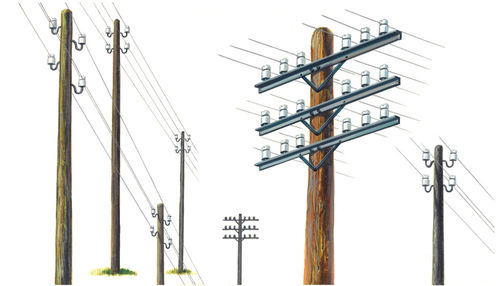 Italeri 0404 Telegraph Poles