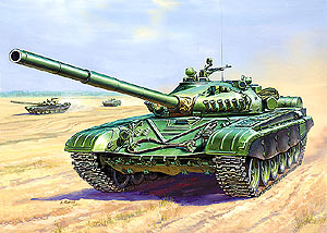 Zvezda 3552 T-72A Russian main battle tank