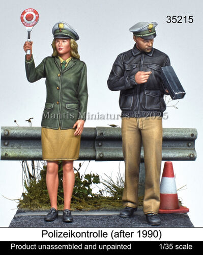 NEW! Mantis Miniatures 35215 Polizeikontrolle (After 1990)