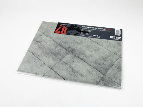 Red Fox Studio DB-48013 Concrete Base Rectangular Type 3 (300 x 230 mm / Universal)