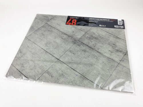 Red Fox Studio DB-48014 Concrete Base Rectangular Type 4 (380 x 320 mm / Universal)