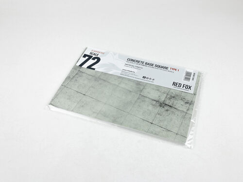 Red Fox Studio DB-72009 Concrete Base Square Type 1 (250 x 160 mm / Universal)
