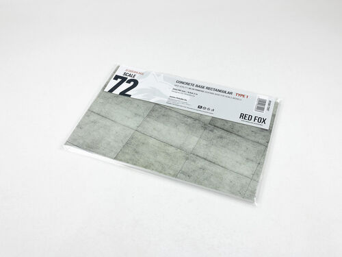 Red Fox Studio DB-72007 Concrete Base Rectangular Type 1 (250 x 160 mm / Universal)