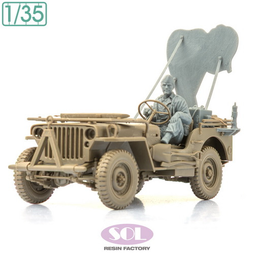 SOLMODEL MM1025 US Army WWII 1/4ton 4x4 Truck "Follow Me" - Conversion Kit