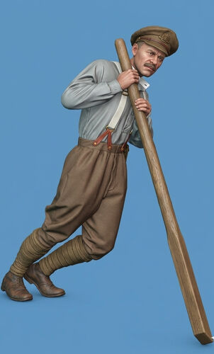 NEW! Resicast 357029 British Artillery Man No.5 in Summer Dress 1916 (1 Figure)