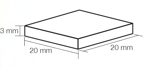 NEW! Aedes Ars 5217 Mosaic 20 mm x 20 mm - White (50 pcs)