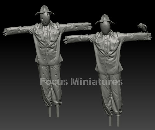 FOCUS MINIATURES 3554 Scarecrow Normal & Damage (2 pcs)