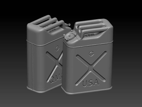 NEW! Legend LF3D16015 US WWII Fuel Can set (6 pcs / 3D-Printed)