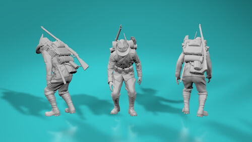 NEW! EMP3D 99209040-25 Biała Wojna - Włoski Żołnierz - Poza nr 8 (1 Figurka)