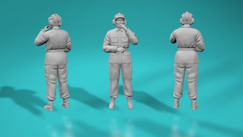 NEW! EMP3D 99209046-25 Chiński czołgista - Poza nr 3 (1 Figurka)