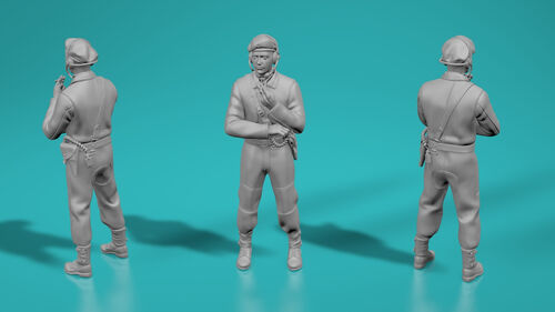 EMP3D 99209050-25 Szwedzki czołgista - poza nr 2 - cała figurka (1 Figurka)