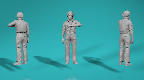 NEW! EMP3D 99209056-25 Żołnierz hinduski - Poza nr 4 (1 Figurka)