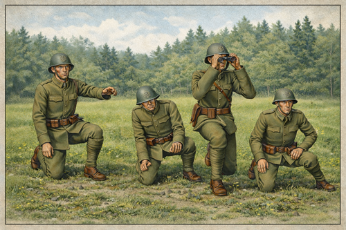 EMP3D 99209067-25 Żołnierz holenderski - Zestaw 4 Figurek