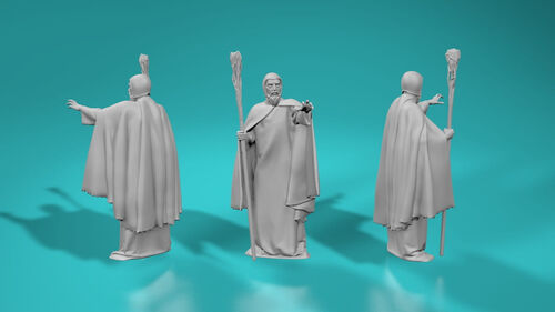 NEW! EMP3D 99209024-25 Merlin Czarodziej (1 Figurka)
