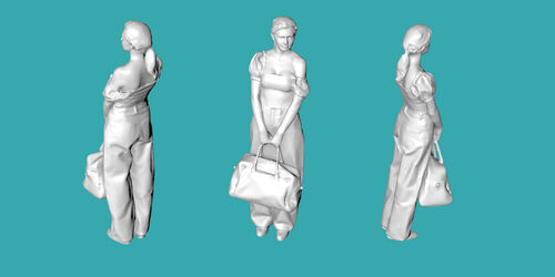 NEW! EMP3D 99204616-25 Cywile - Kobieta z torbą (1 Figurka)