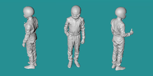 EMP3D 99204612-72 Cywile - Kierowca wyścigowy (1 Figurka)
