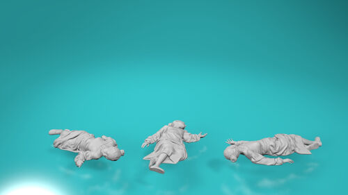 NEW! EMP3D 99204660-25 Wojna na Płw. Iberyjskim - Zabita kobieta rewolucjonistka (1 Figurka)