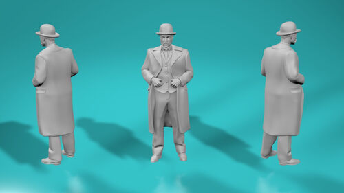 NEW! EMP3D 99204684-25 Belle Epoque - Elegancki mężczyzna (1 Figurka)