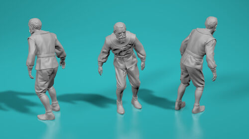 NEW! EMP3D 99204749-25 Lekcja anatomii doktora Tulpa - Obserwator numer 3 (1 Figurka)