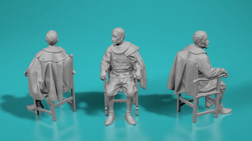 NEW! EMP3D 99204750-25 Lekcja anatomii doktora Tulpa - Obserwator numer 4 (1 Figurka)