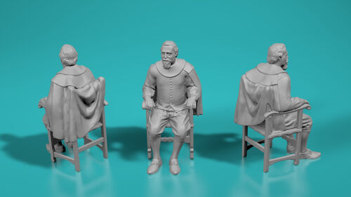 NEW! EMP3D 99204751-25 Lekcja anatomii doktora Tulpa - Obserwator numer 5 (1 Figurka)