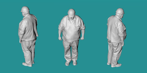 EMP3D 99204603-35 Cywile - Budowlaniec (1 Figurka)