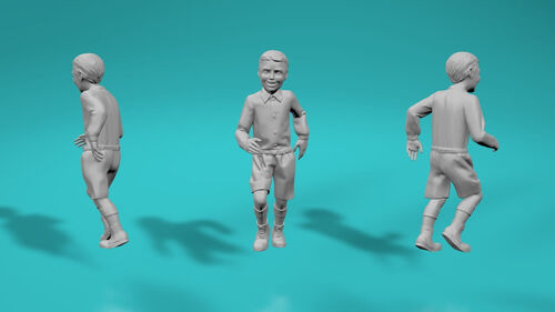 NEW! EMP3D 99204803-25 Dzieci - chłopiec biegnący 1 (Poza nr 3 /1 Figurka)