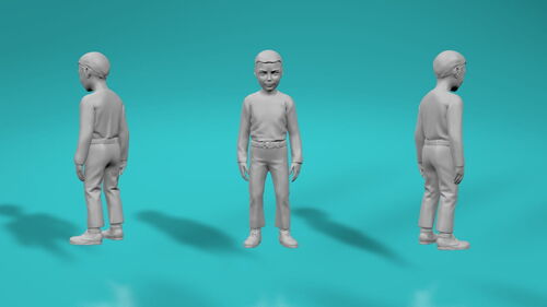 NEW! EMP3D 99204811-25 Dzieci - Zestaw Figurek 10 Chłopców