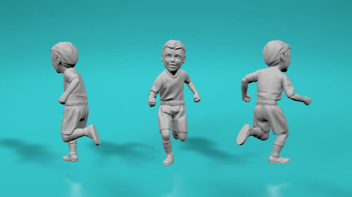 NEW! EMP3D 99204818-25 Dzieci - mały chłopiec biegnący (Poza nr 8 / 1 Figurka)