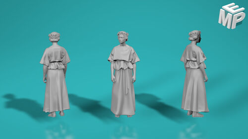 NEW! EMP3D 99204792-48 Starożytny Rzym - Stojąca plebejska kobieta (1 Figurka)