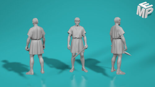 NEW! EMP3D 99204793-35 Starożytny Rzym - Niewolnik z mieczem (1 Figurka)