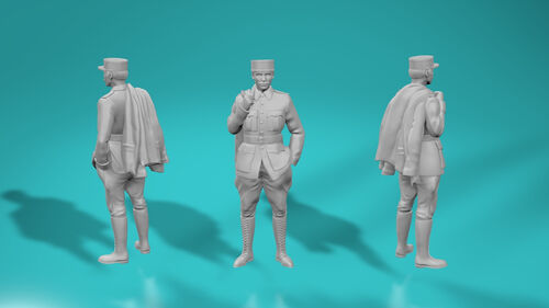 NEW! EMP3D 99203613-25 Pilot francuski z 1WŚ (1 Figurka)