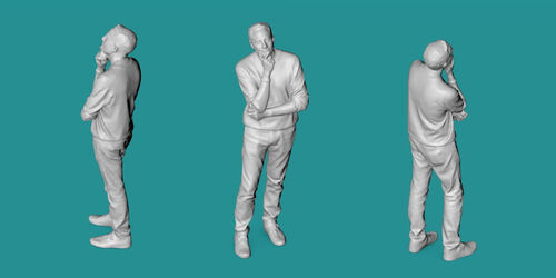NEW! EMP3D 99204606-35 Cywile - Męźczyzna stojący (1 Figurka)