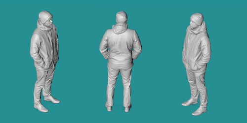 NEW! EMP3D 99204607-72 Cywile - Męźczyzna w bluzie (1 Figurka)