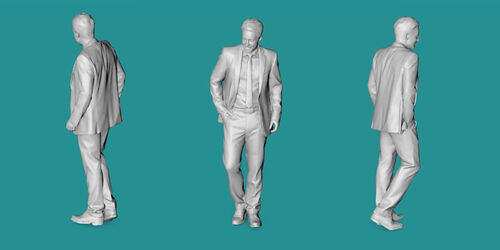 NEW! EMP3D 99204601-25 Cywile - Mężczyzna w garniturze (1 Figurka)