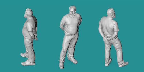 NEW! EMP3D 99204602-25 Cywile - Brodacz (1 Figurka)