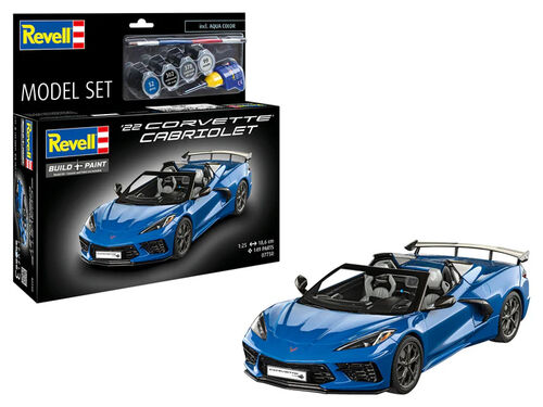 NEW! Revell 67750 Corvette C8 Cabriolet - Model Set