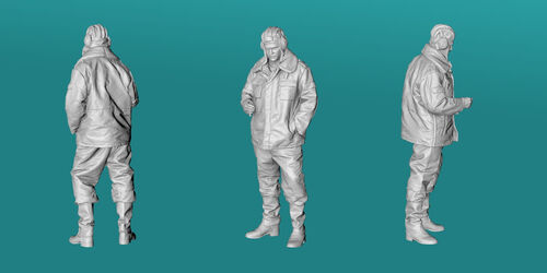 NEW! EMP3D 99203103-72 Rosyjski czołgista - stojący (1 Figurka)