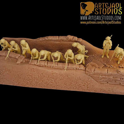 EMP3D 99202137-25 Bitwa pod El Alamein - Zestaw 11 Żołnierzy Brytyjskich