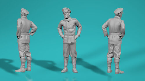 EMP3D 99202138-72 Rozejm Bożonarodzeniowy - Żołnierz Brytyjski - Poza nr 3 (1 Figurka)