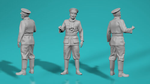 EMP3D 99202139-35 Rozejm Bożonarodzeniowy - Żołnierz Brytyjski - Poza nr 4 (1 Figurka)